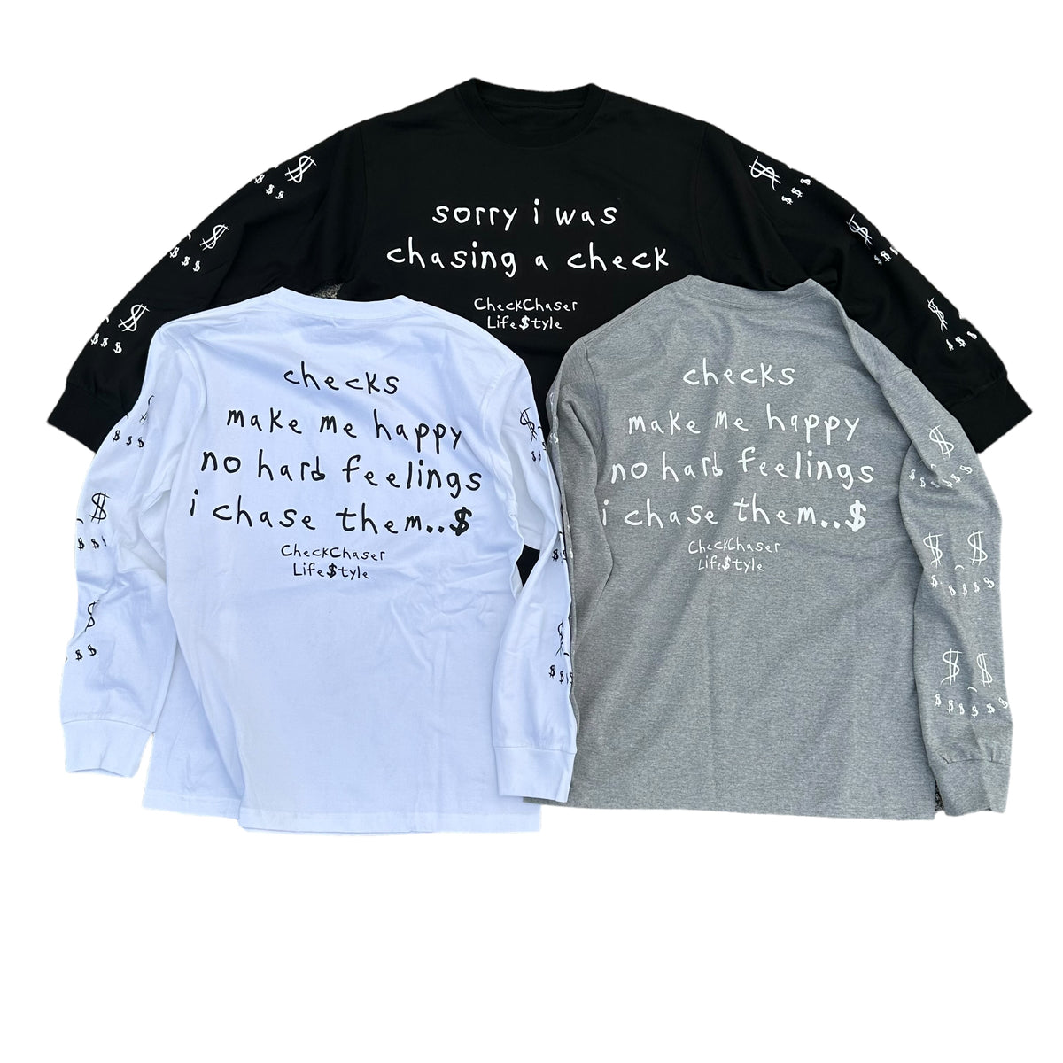 SORRY CHECKCHASER LONG SLEEVE – CheckChaserLifestyle